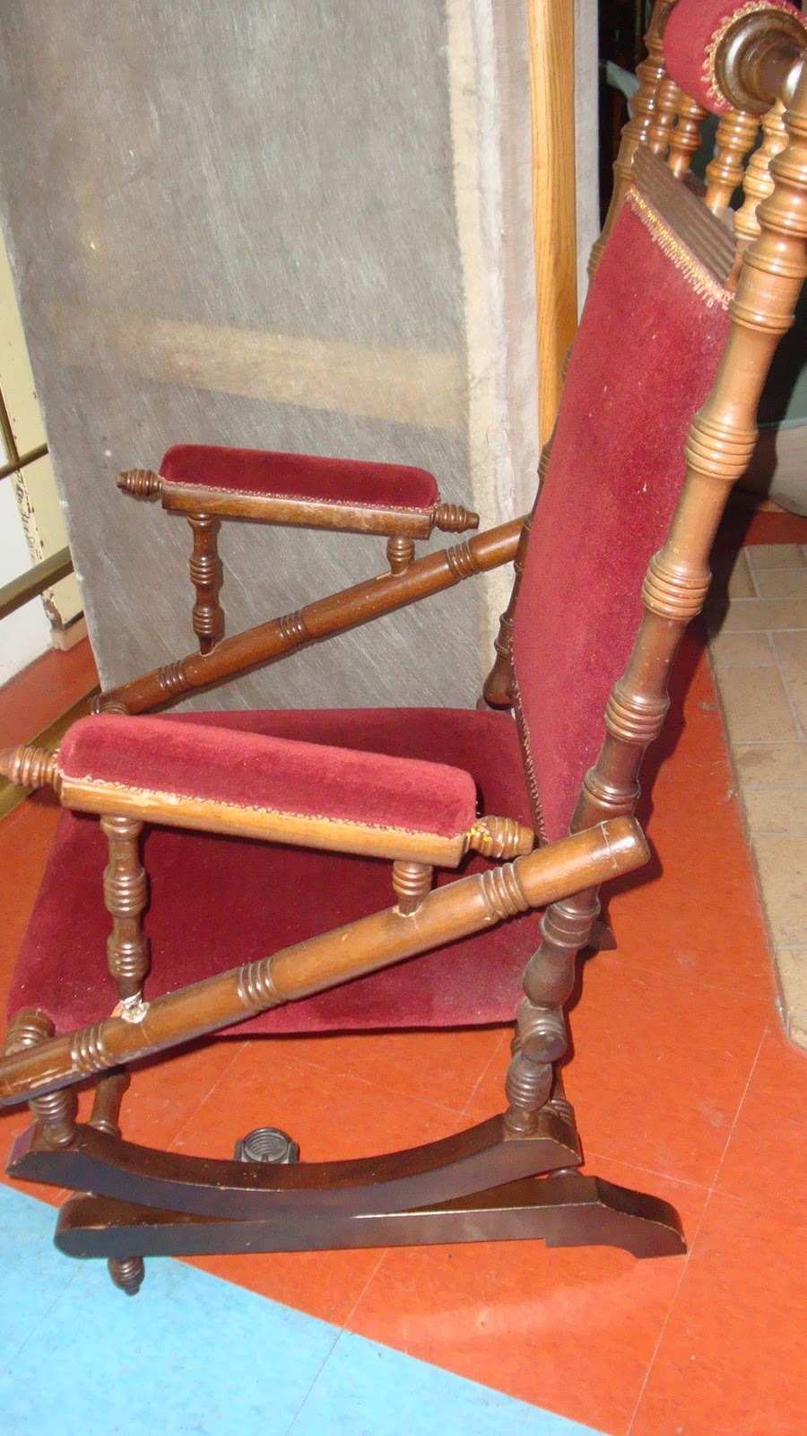 RETRO SALT SPRING: Platform Rocker, Victorian reproduction, excellent ...