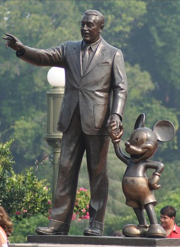 DisneyHistory: What's Walt Pointing At in the Partners Statue ...