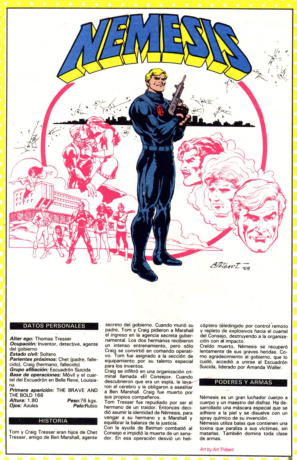 Fichas de Superheroes Marvel y DC: Nemesis