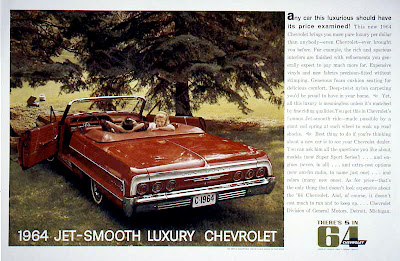 About Old Chevy Ads: '64 Chevrolet Impala Magazine Ad