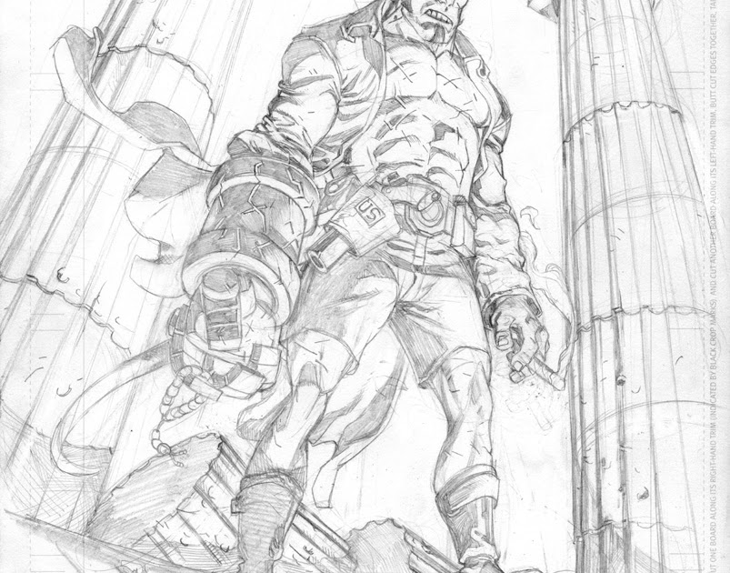 Mike Hawthorne: Drawing for fun - HELLBOY!! pt. III