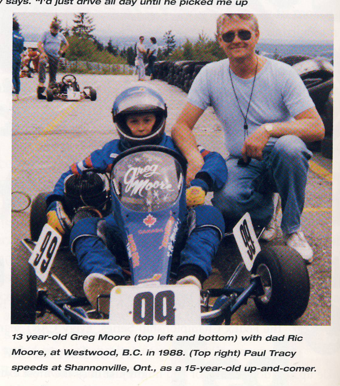 OPEN WHEEL RACING: GREG MOORE