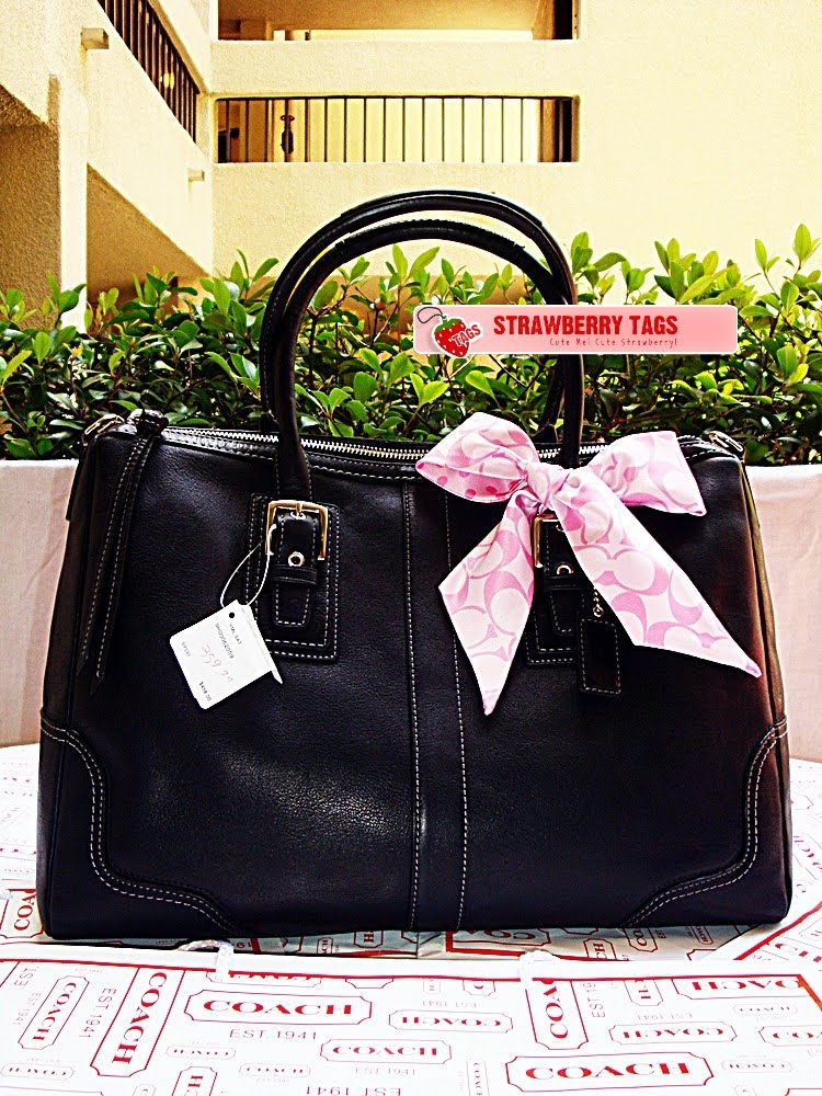 ~StrawBerry TaGs~: COACH : Hamilton Leather Large Satchel #F13811