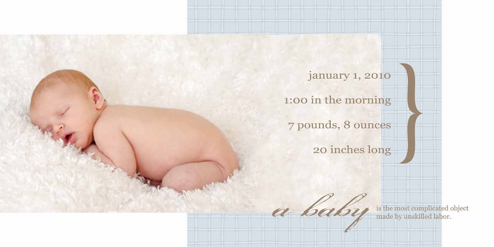 Green Zinnia Studio: Baby Boy Blues Photobook Template