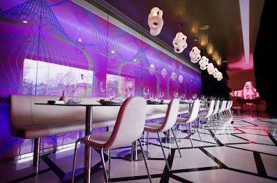 Best Interiors: Pop Art Interior Design of Majik Cafe by Karim Rashid
