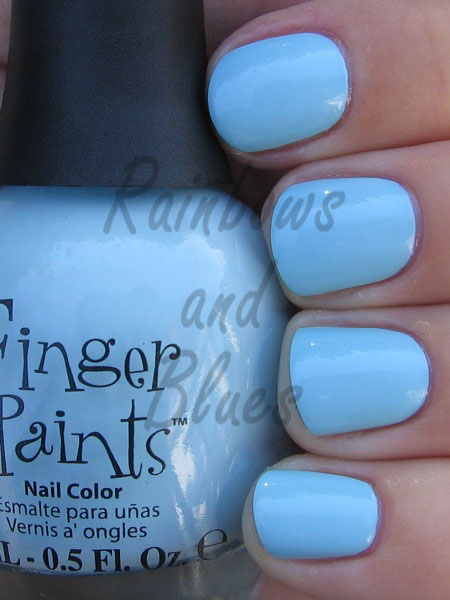 Rainbows and Blues: Finger Paints - Blissfully Blue and China Glaze ...