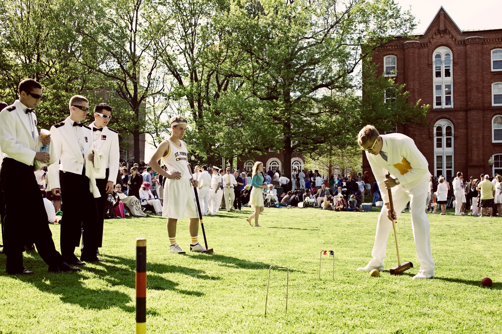 The Banshee Tree: St. John's vs. Navy: Croquet 2010