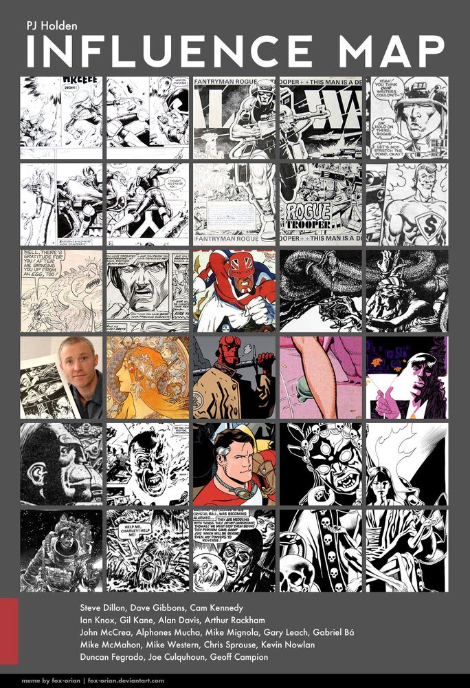 Comic Artists Map their influences in popular Internet ‘Meme ...