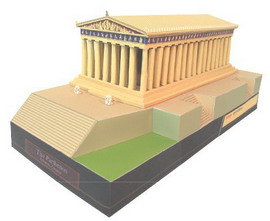 The Parthenon, Greece ~ Art of Paper