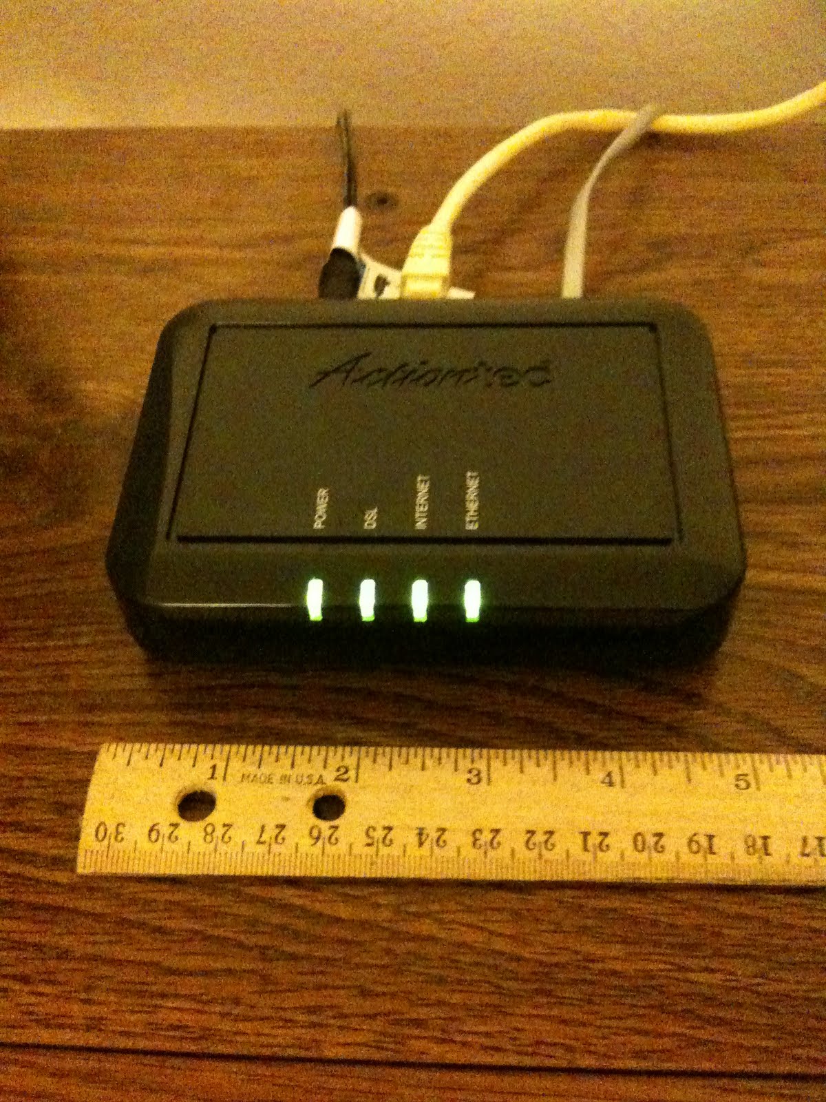 Hong's Blogspot 陳皇賓的網頁: Actiontec DSL modem GT701D