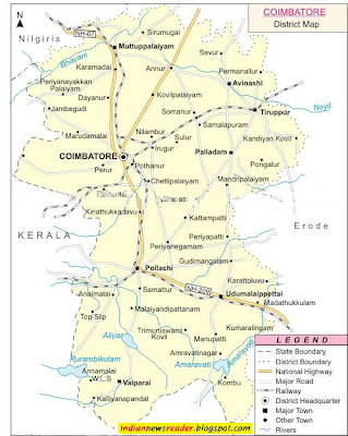 Indian News Reader: Tamil Nadu Tourism - Coimbatore