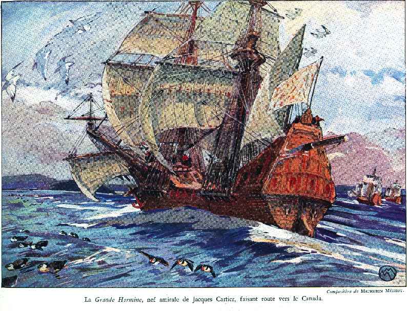 Jacques Cartiers Ship Grande Hermine
