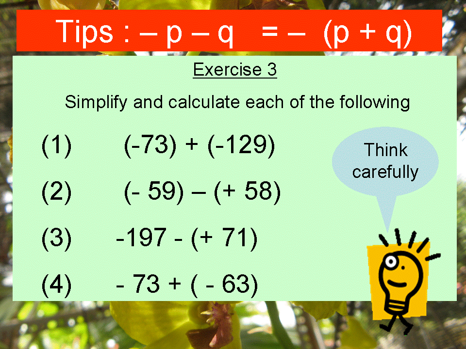TIP BELAJAR MATEMATIK (TIPS FOR LEARNING MATHEMATICS): EXERCISE ...