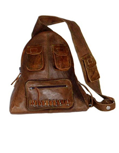 Classic Adventure Leather Backpack:Elegant Bag Collection