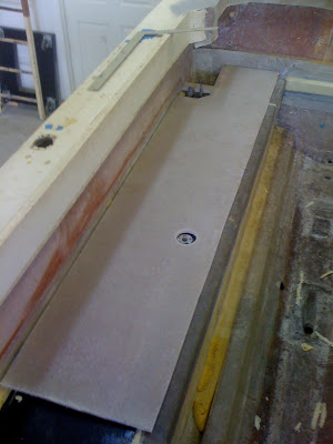 1981 23' Fish Nautique Restoration: NIDA-CORE Deck is done.....