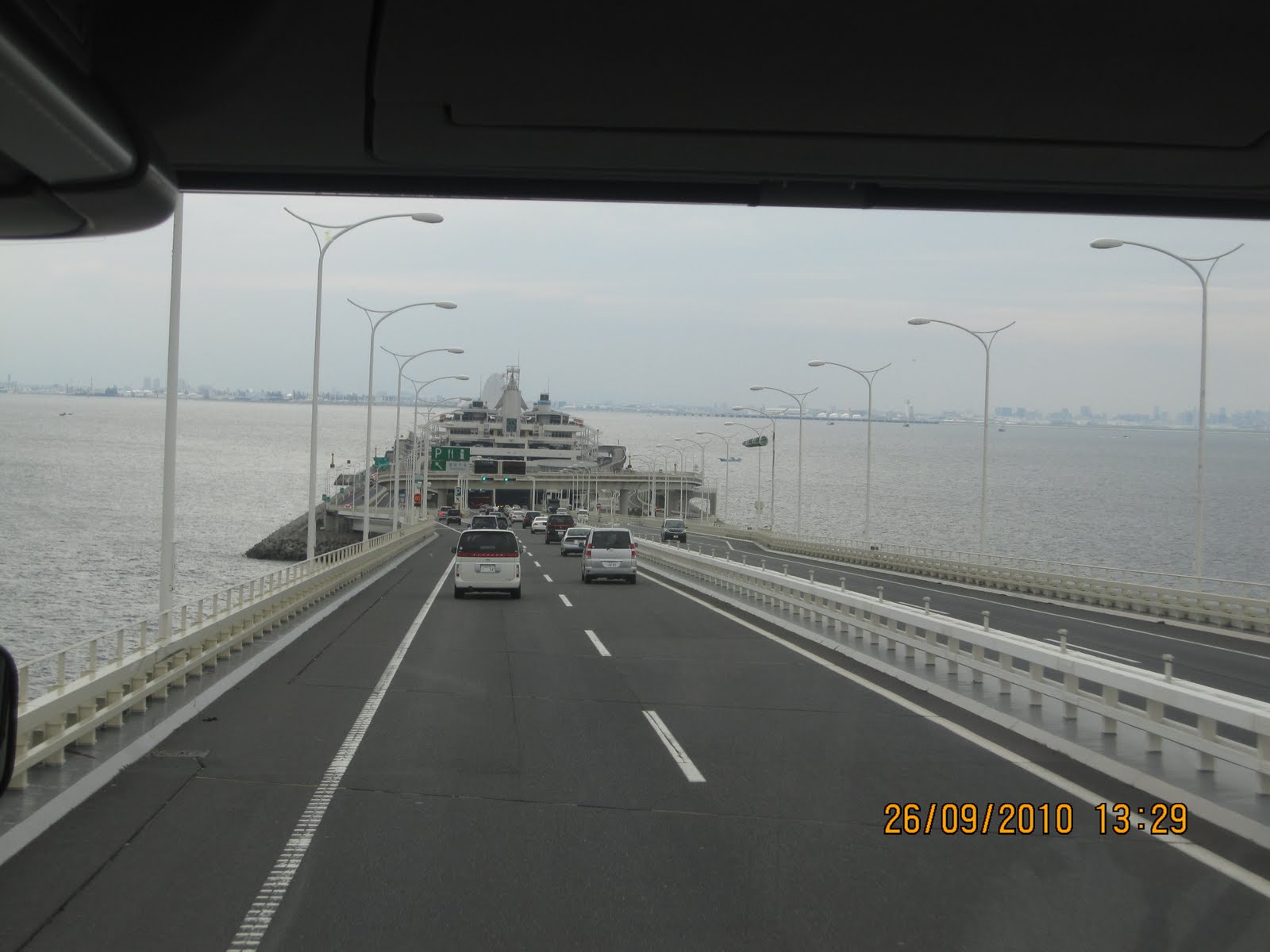 Tokyo Bay Aqua Line Bridge is Masterpiece of bridge tunnel through the ...