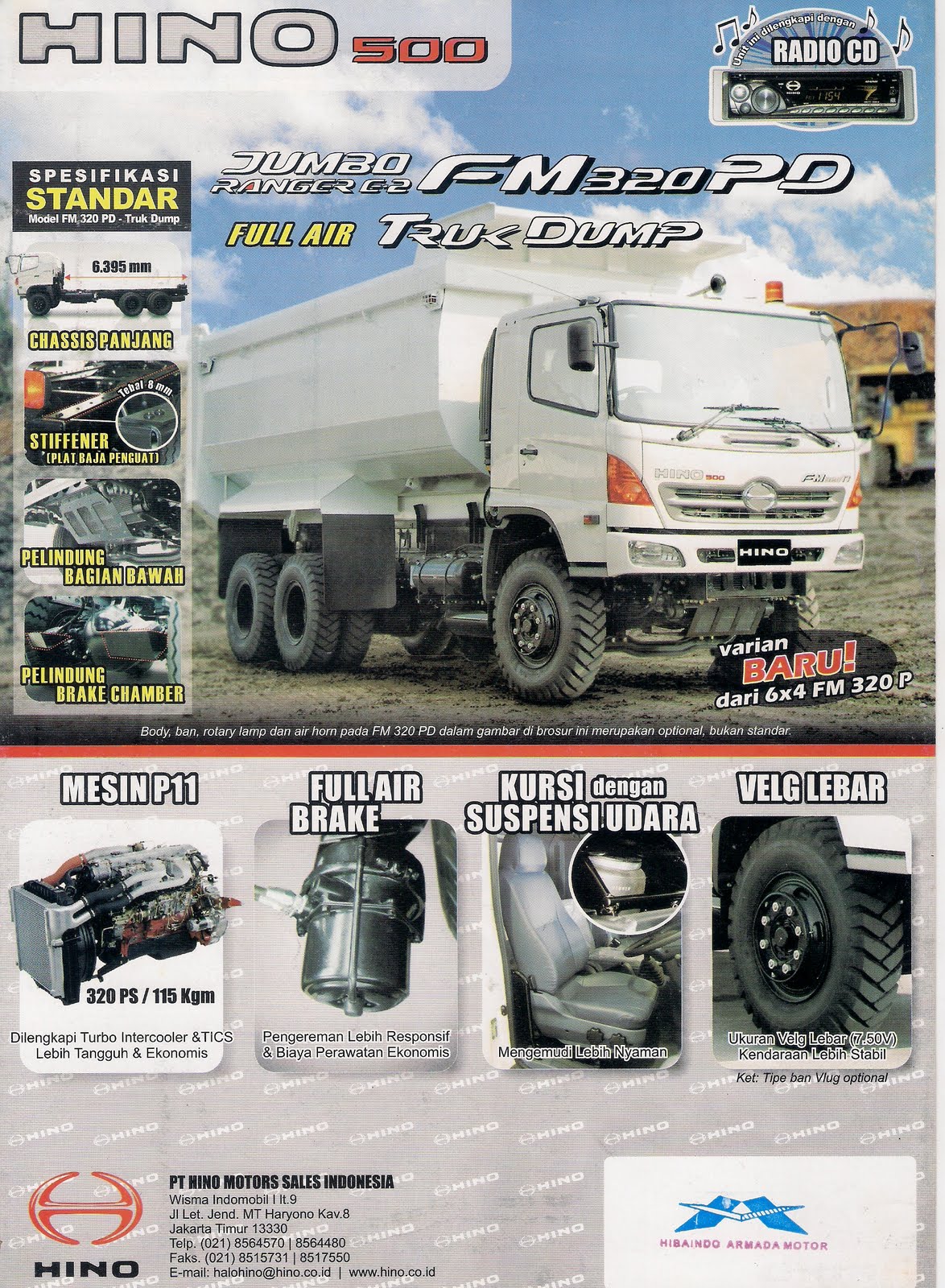 HINO LINE UP: HINO FM 320 PD