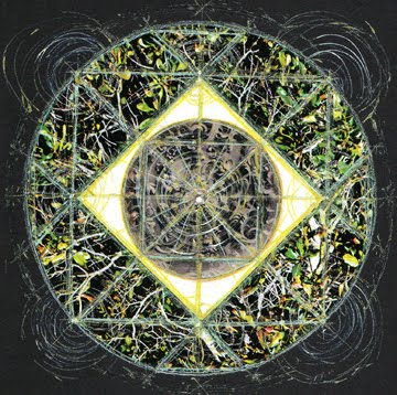 mandala-a-day: Day 164 Mandala 6-13-10: magazine photos, collage with ...