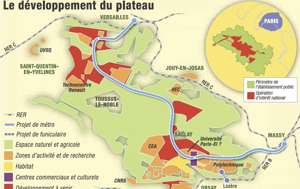 Paris Valley: CLUSTER PLATEAU DE SACLAY