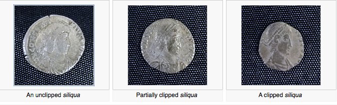 TYWKIWDBI ("Tai-Wiki-Widbee"): "Clipped" Roman coins
