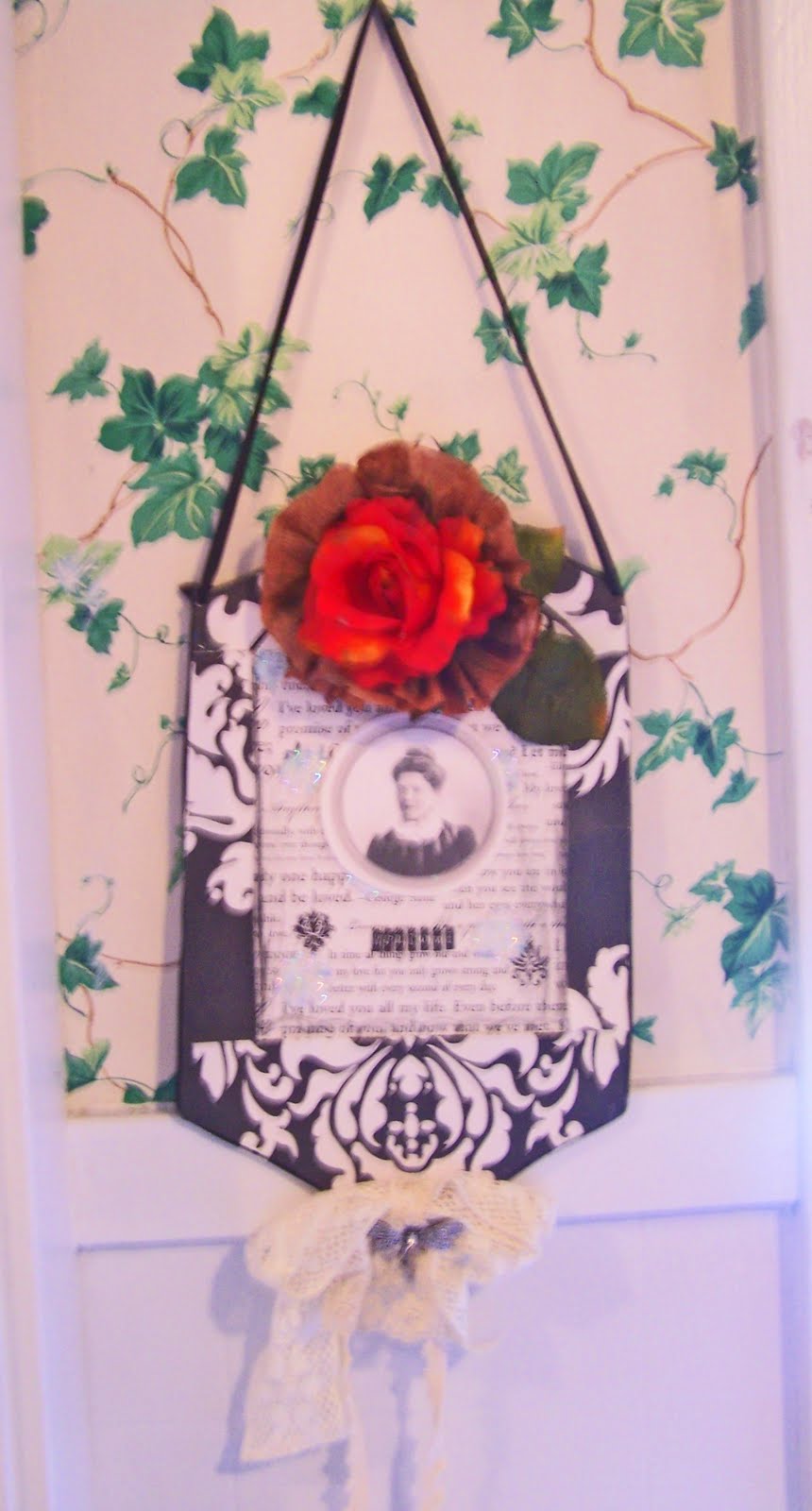 Paula's Palace of AltAred Art: GOTHIC VINTAGE WELCOME BOARD...