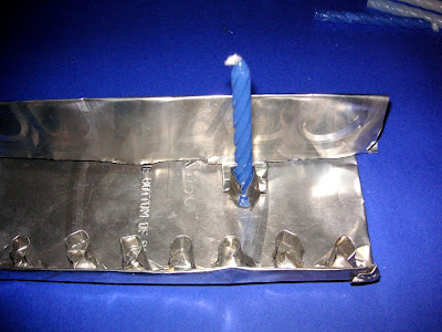 Juggling Frogs: How to make a Chanukah menorah (chanukiyah) from a foil pan