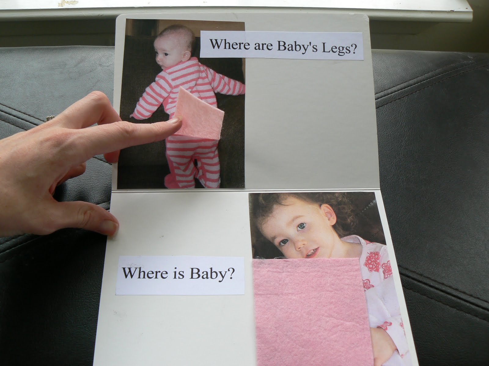 Having Fun at Home: Homemade Book: Baby body parts flap book