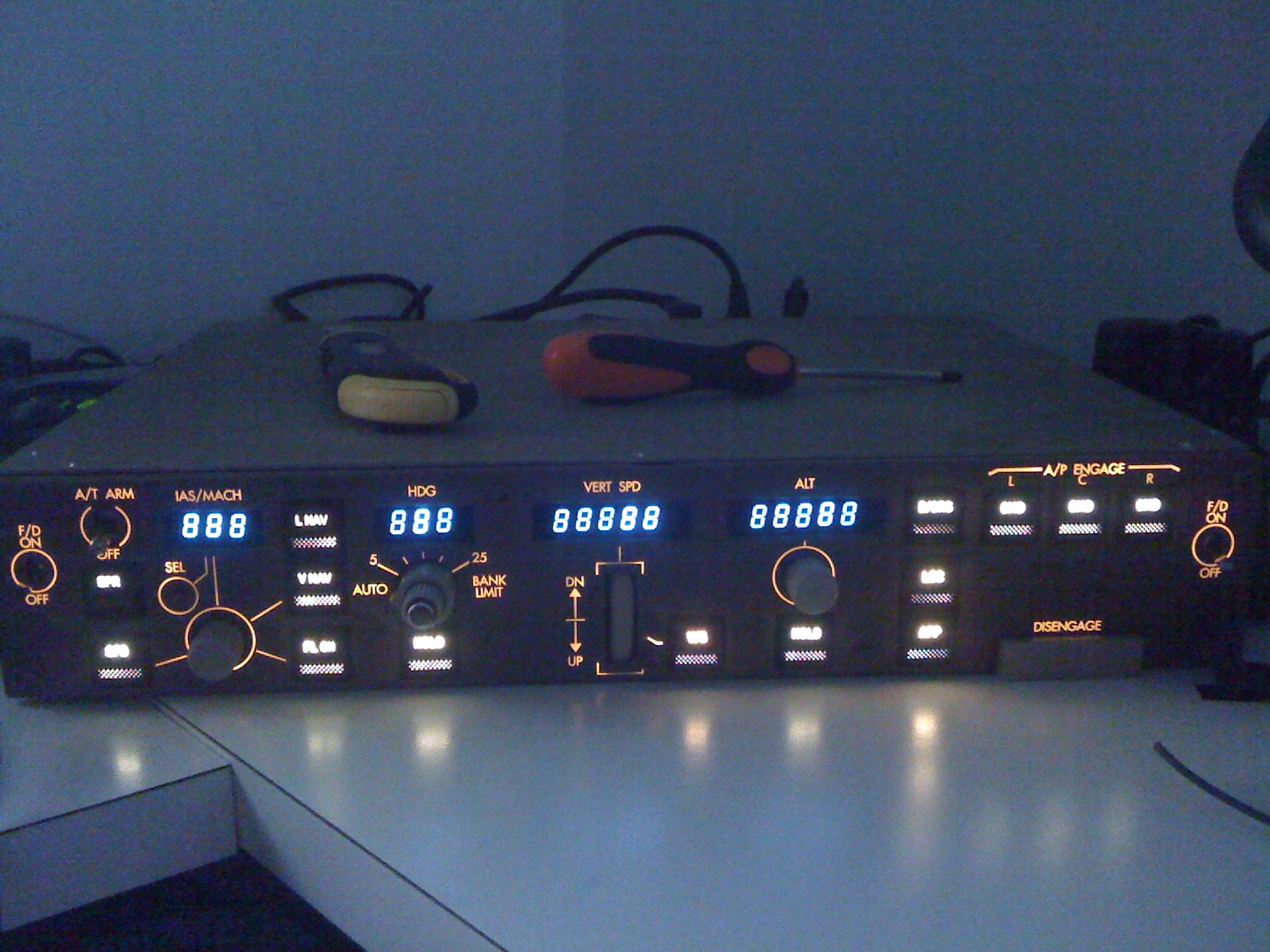 Boeing 767 Simulator Project: MCP complete