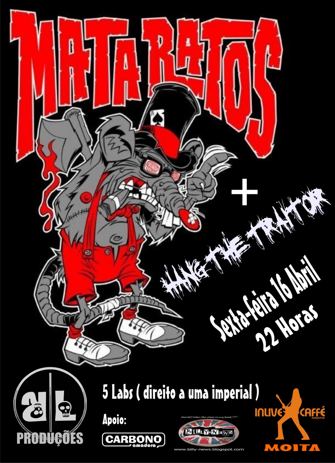 Billy-News: Mata-Ratos ao vivo - hoje!