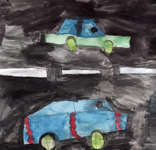 Legszebb gyermek rajzok: Autók