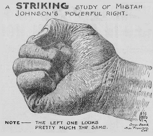 Yesterday’s Papers: Jack Johnson and the Cartoonists