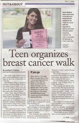 Advanced Screening Methods for Breast Cancer: Newspaper Article in the ...