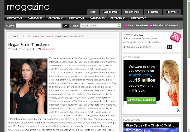 Free Studiopress Magazine Template for Blogger | Bloganol dot com