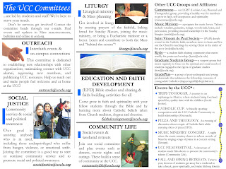 Visual Disciple: Brochure redesign for the UCLA University Catholic Center