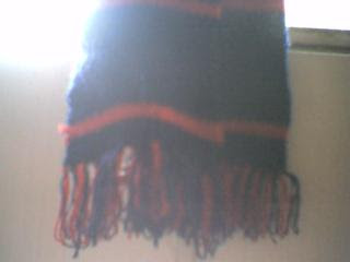 TEAR DE PREGOS: CACHECOL ELABORADO EM TEAR DE PREGOS