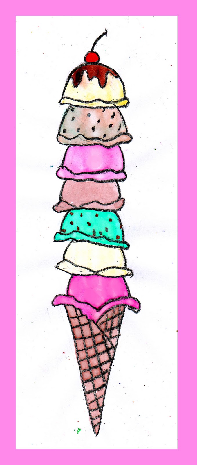 Simple Art Project Ideas: Ice Cream Cone