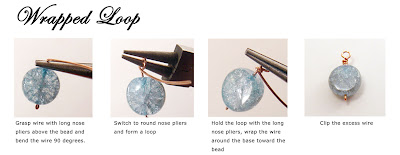 LuxeOrnaments: Basic Wire Skills for Jewelry Making Part 4 Wrapped Loops