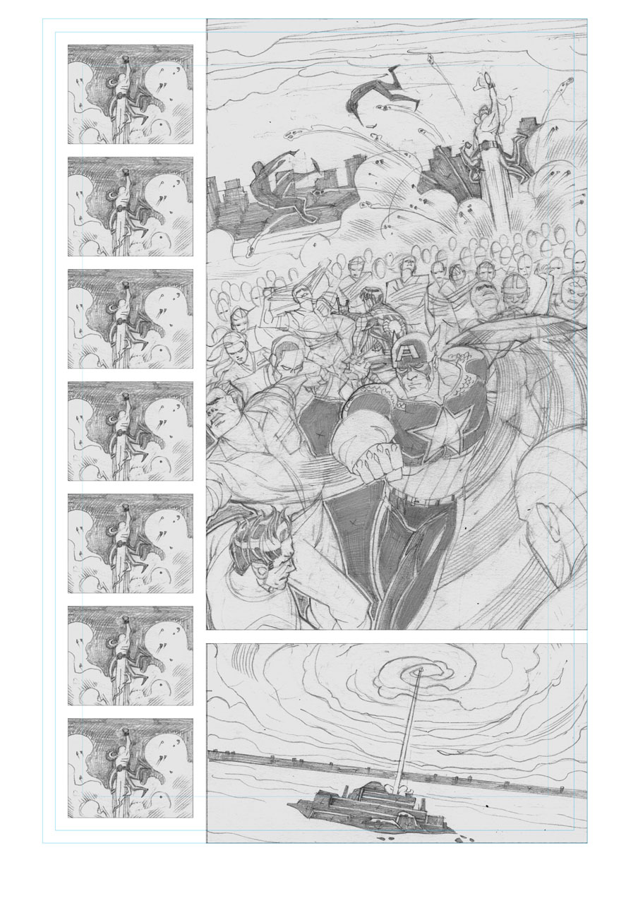 CARL DRAWS THE BLOG: New Comic Book Pencil Samples