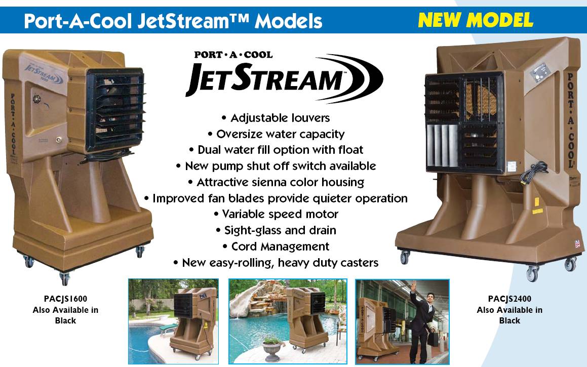 Port-A-Cool JetStream Evaporative Cooler: New Port-A-Cool JetStream ...