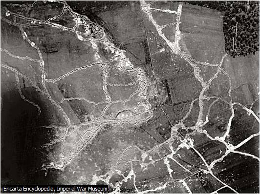 WORLD HISTORY: Western Front, Aerial View