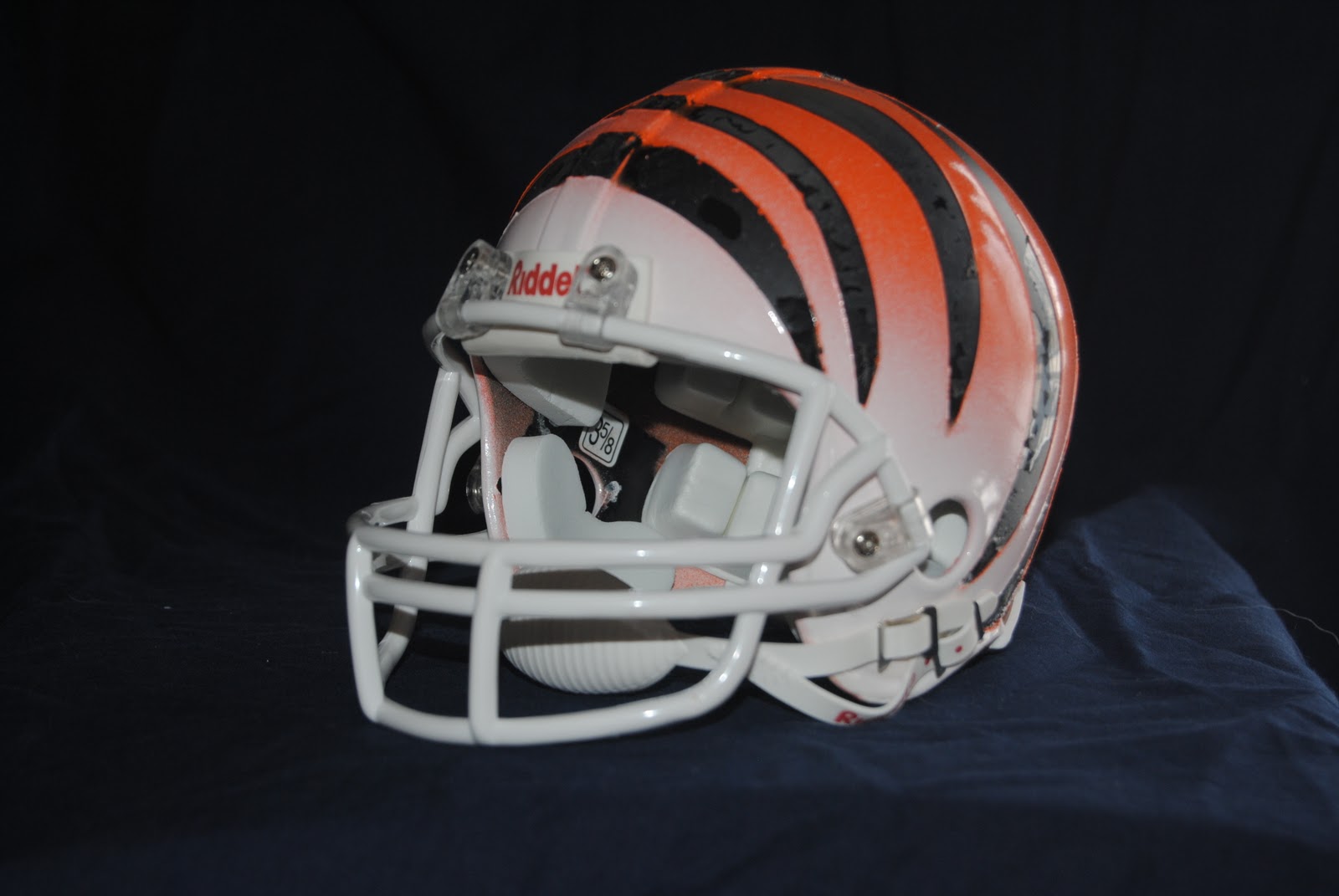 Sports Hate Me: Arts and Crafts Time! My Cincinnati Bengals Helmet Project