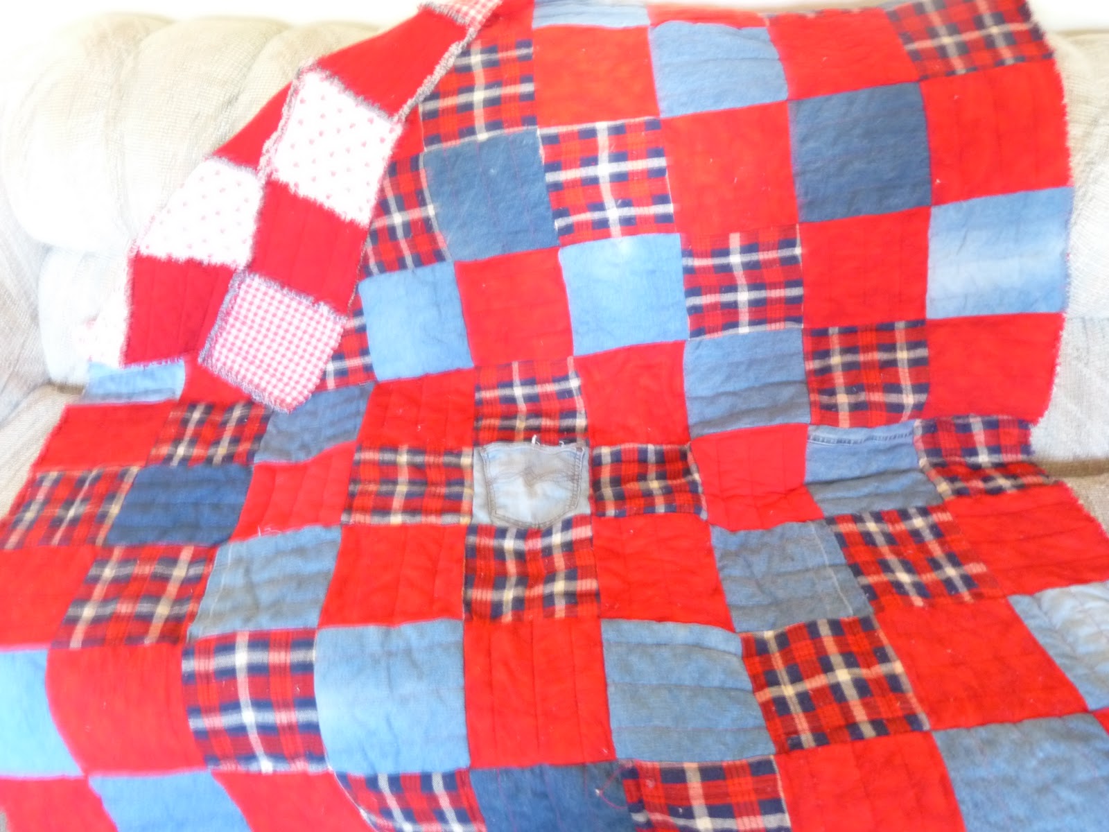 Diane's Dreams & Designs: RAG & LEVI QUILTS