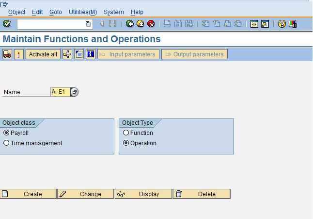sIgn-In-sIgn: SAP HR - Creation of the customer specific Operation and Rule