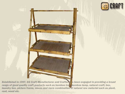 Rak Bambu Nampan Susu | Sentra Kerajinan Indonesia