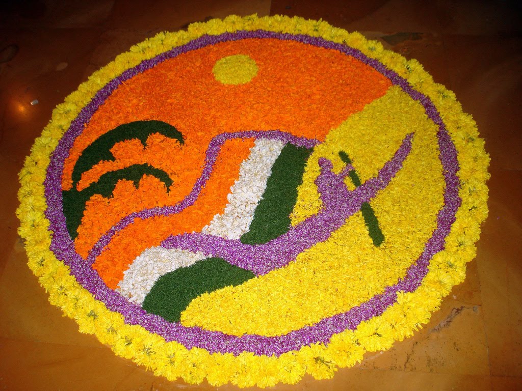 Onam Pookalam Designs Photos and Ideas 2012: Onam Festival,Onam ...