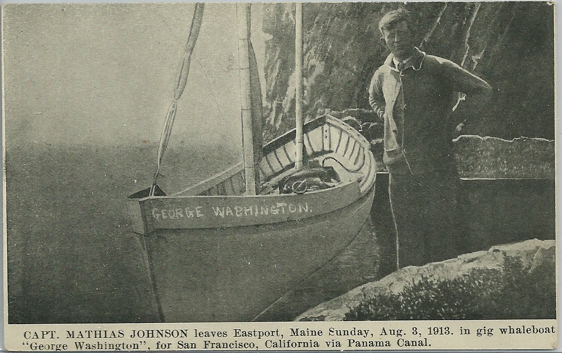 Heirlooms Reunited: 1913 RPPC of Captain Mathias Johnson leaving ...