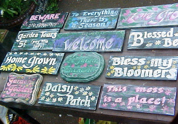 Make The Best of Things: Blooming Garden Signs