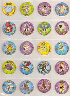 Tazos e Cards: Tazos Digimon