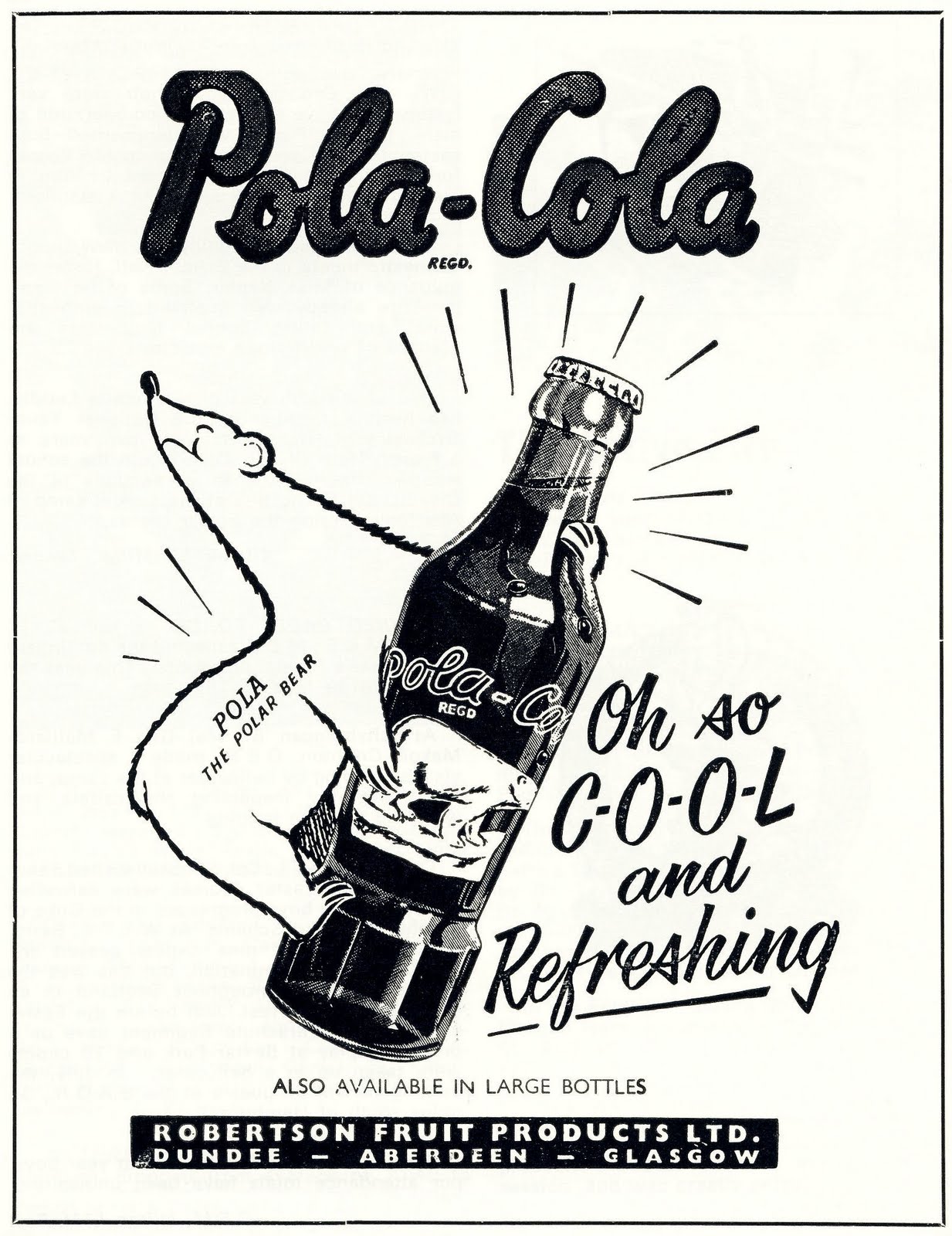 RETRO DUNDEE: DEXTORA AND POLA-COLA ADS - 60'S
