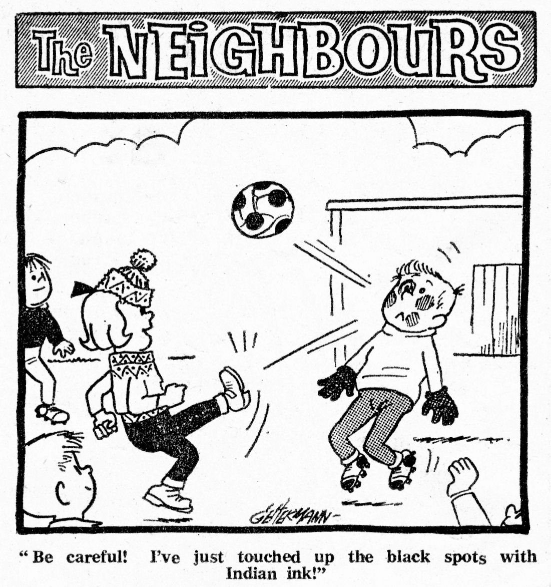 RETRO DUNDEE: 3 COURIER CARTOONS - 1970